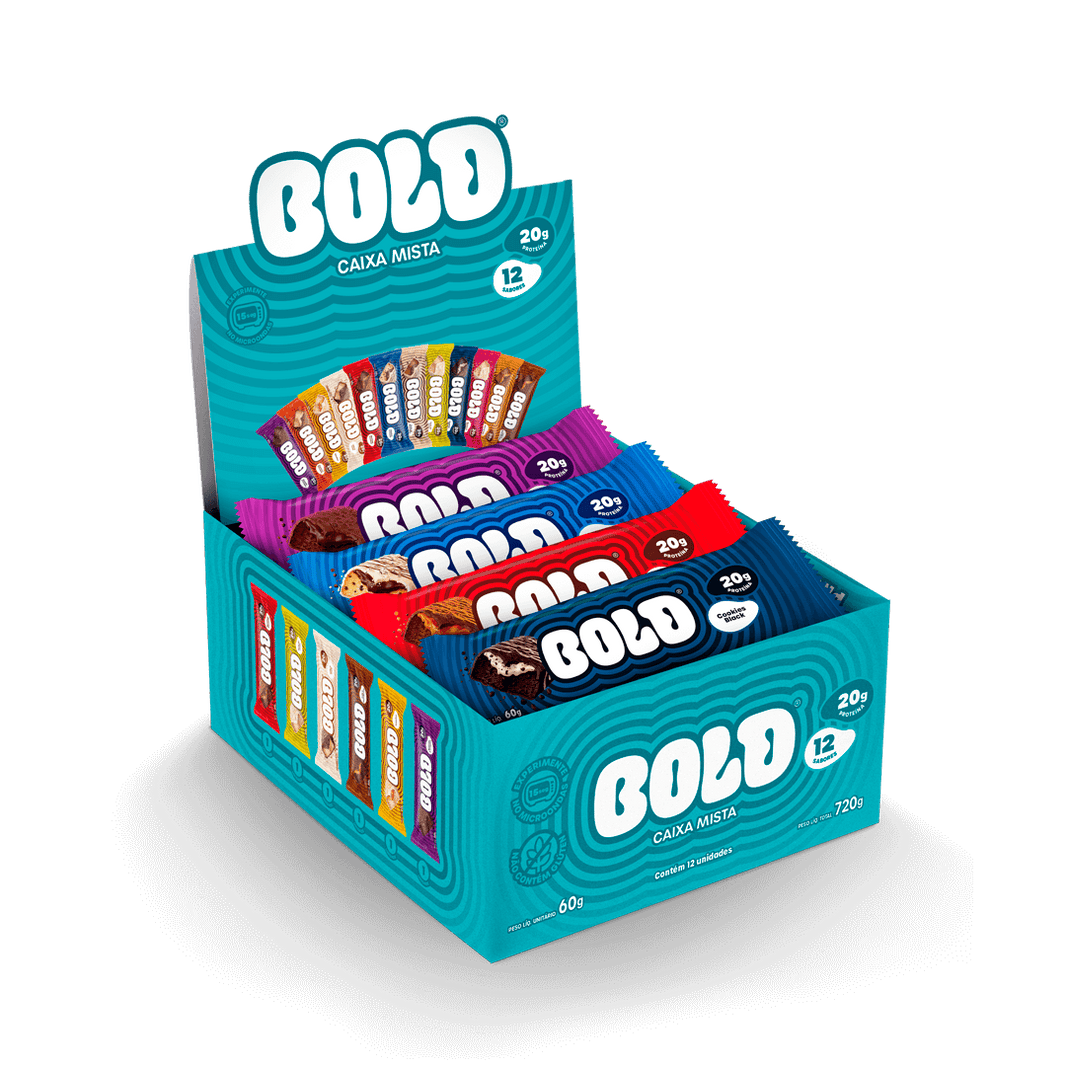 BOLD Caixa Mix: barra de proteína | BOLD Snacks