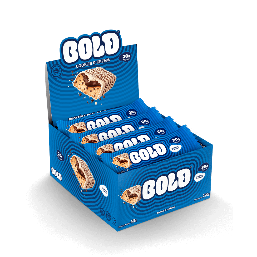 BOLD Cookies & Cream: barra de proteína | BOLD Snacks