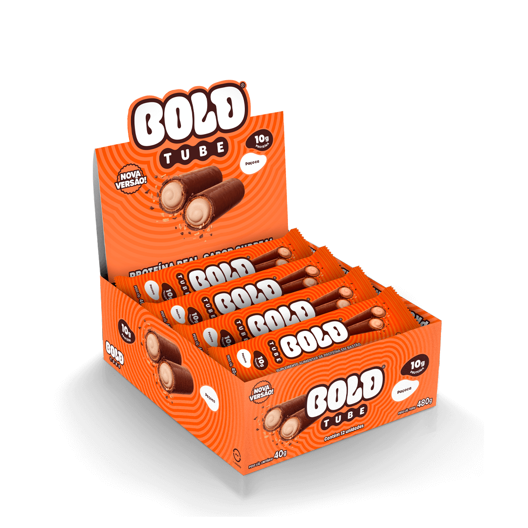 BOLD Tube Paçoca: tubo de proteína | BOLD Snacks