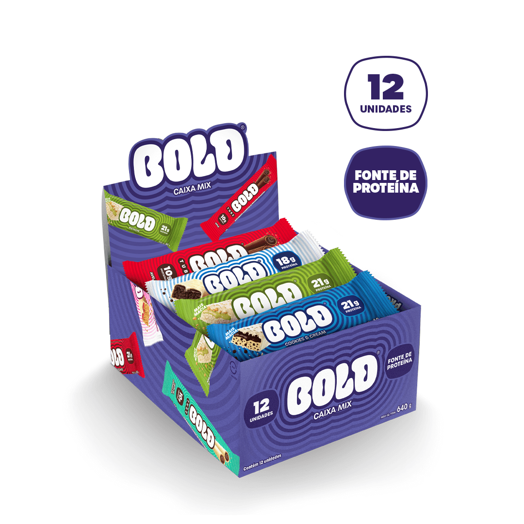 BOLD Caixa Mix: barra de proteína | BOLD Snacks