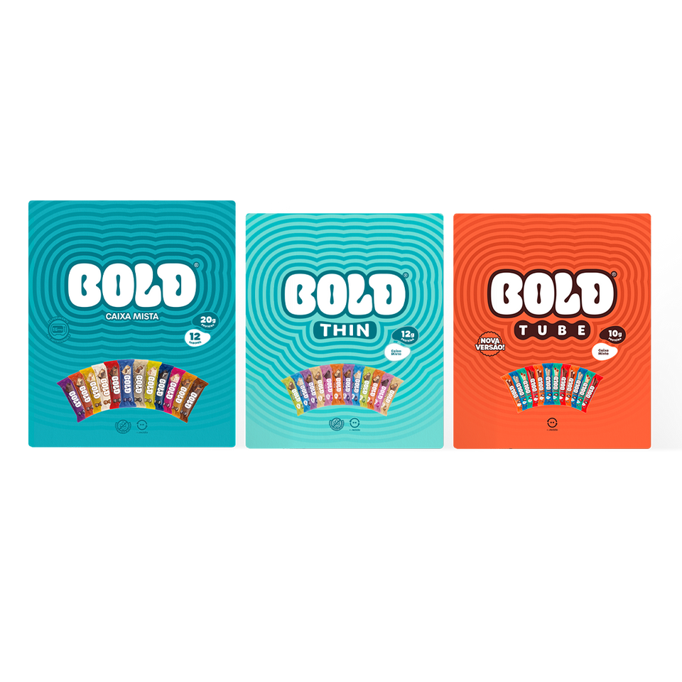 Combo Surreal: barras e tubos de proteína | BOLD Snacks