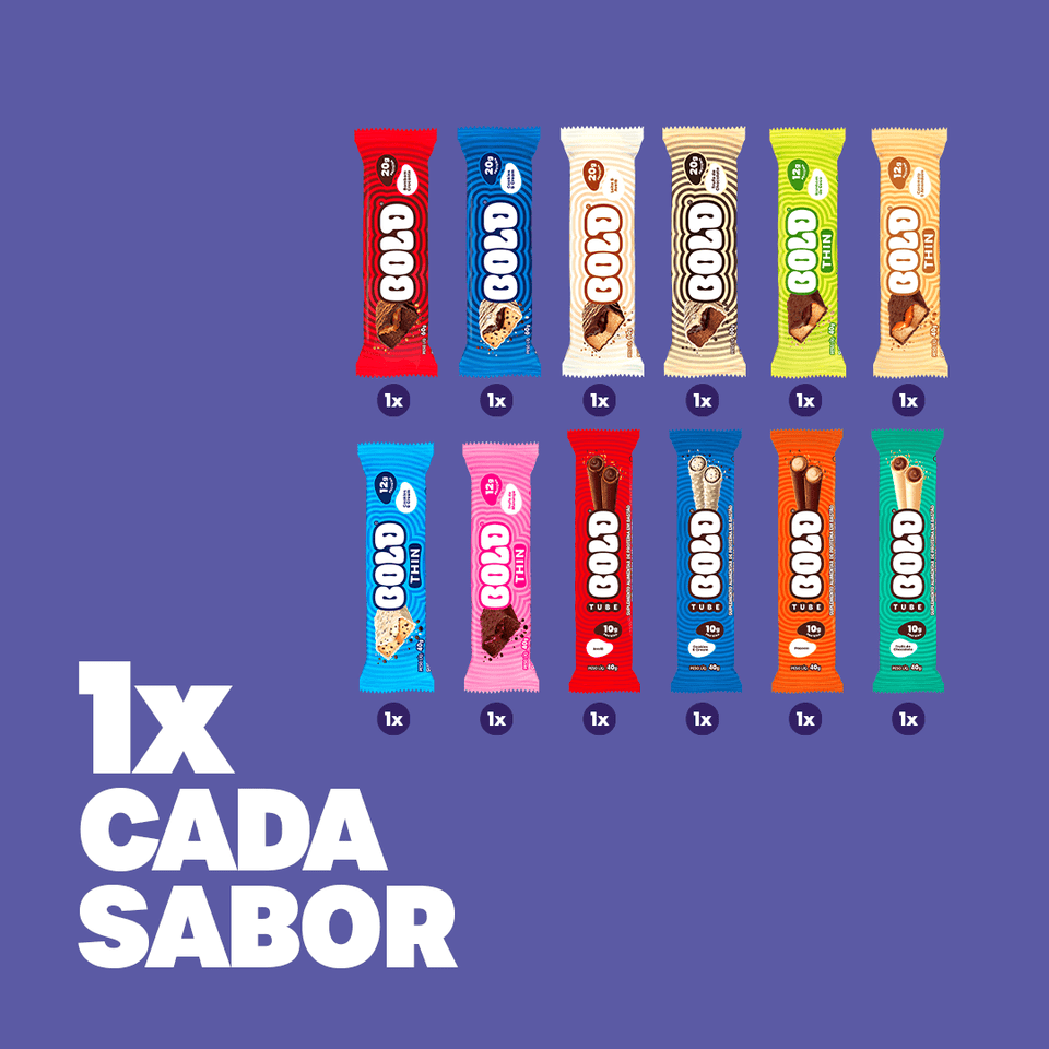 BOLD Caixa Mix: barra de proteína | BOLD Snacks