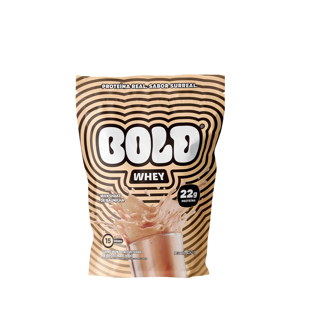 BOLD WHEY Milkshake de Baunilha 450g: whey protein | BOLD Snacks