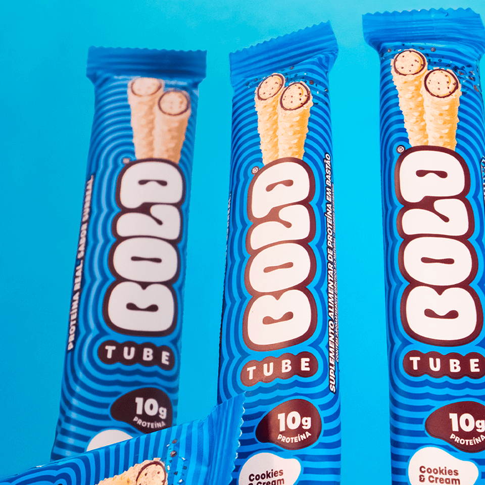 BOLD Tube Cookies e Cream: tubo de proteína | BOLD Snacks