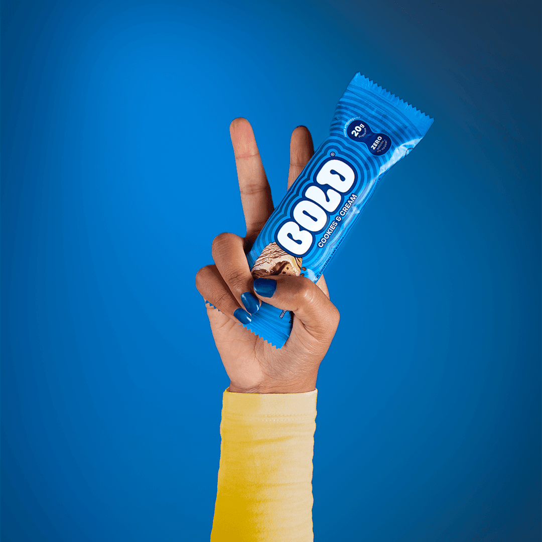 BOLD Cookies & Cream: barra de proteína | BOLD Snacks