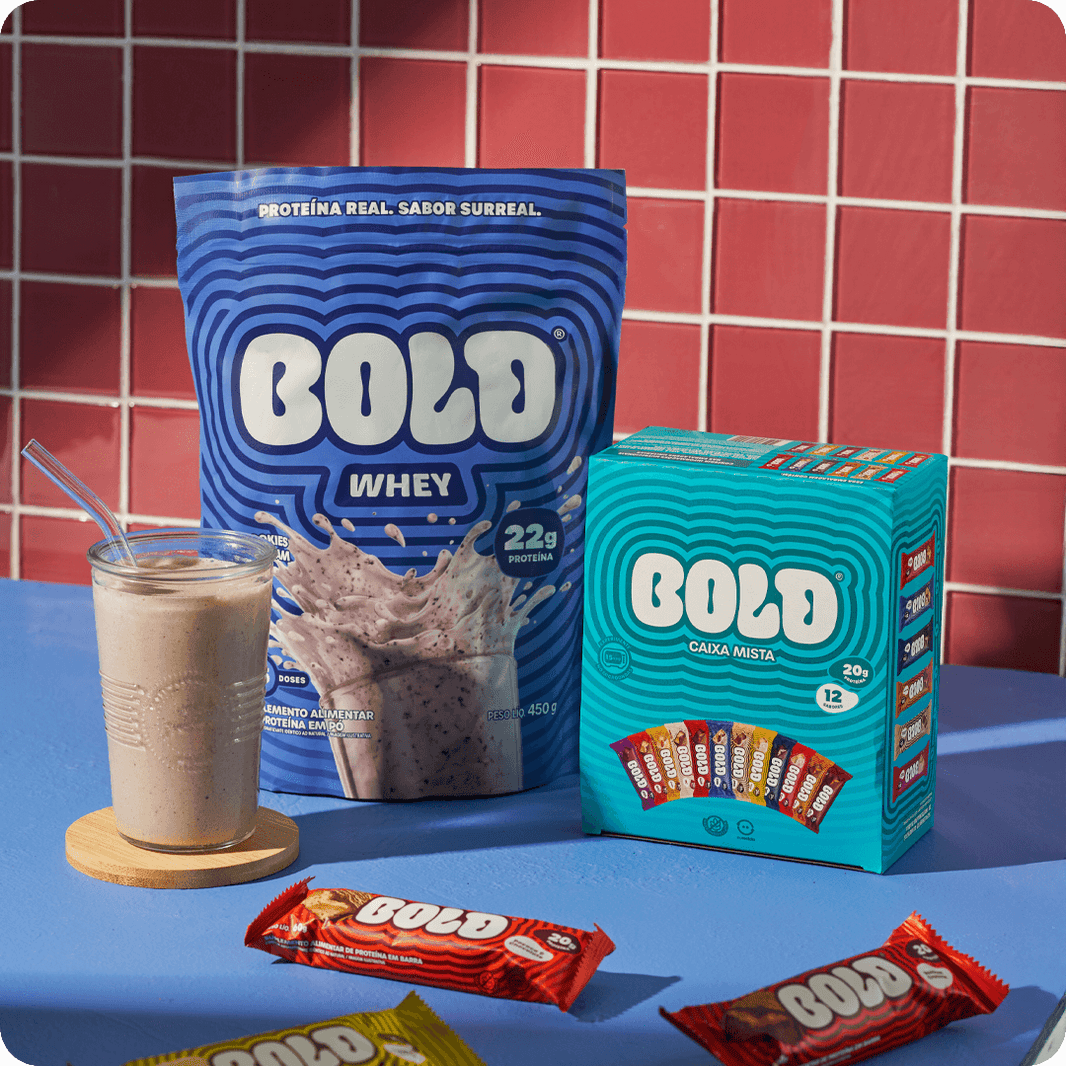 Combos Whey com BOLD barras de proteína | BOLD Snacks