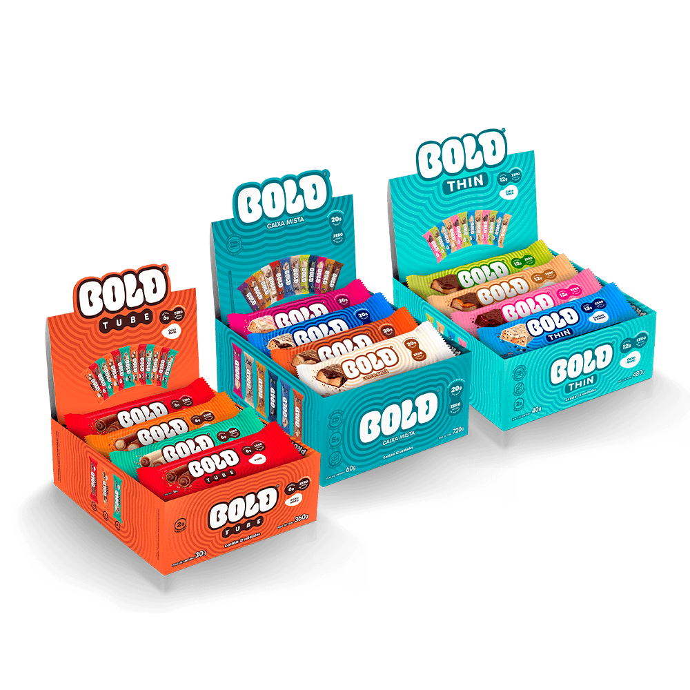Combo Surreal: barras e tubos de proteína | BOLD Snacks