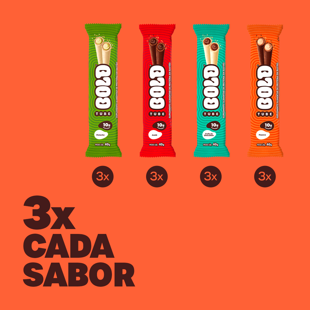 BOLD Tube Caixa Mista: tubo de proteína | BOLD Snacks
