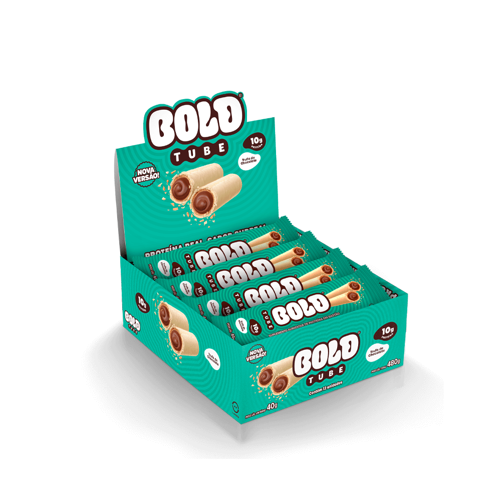 BOLD Tube Trufa de Chocolate: tubo de proteína | BOLD Snacks