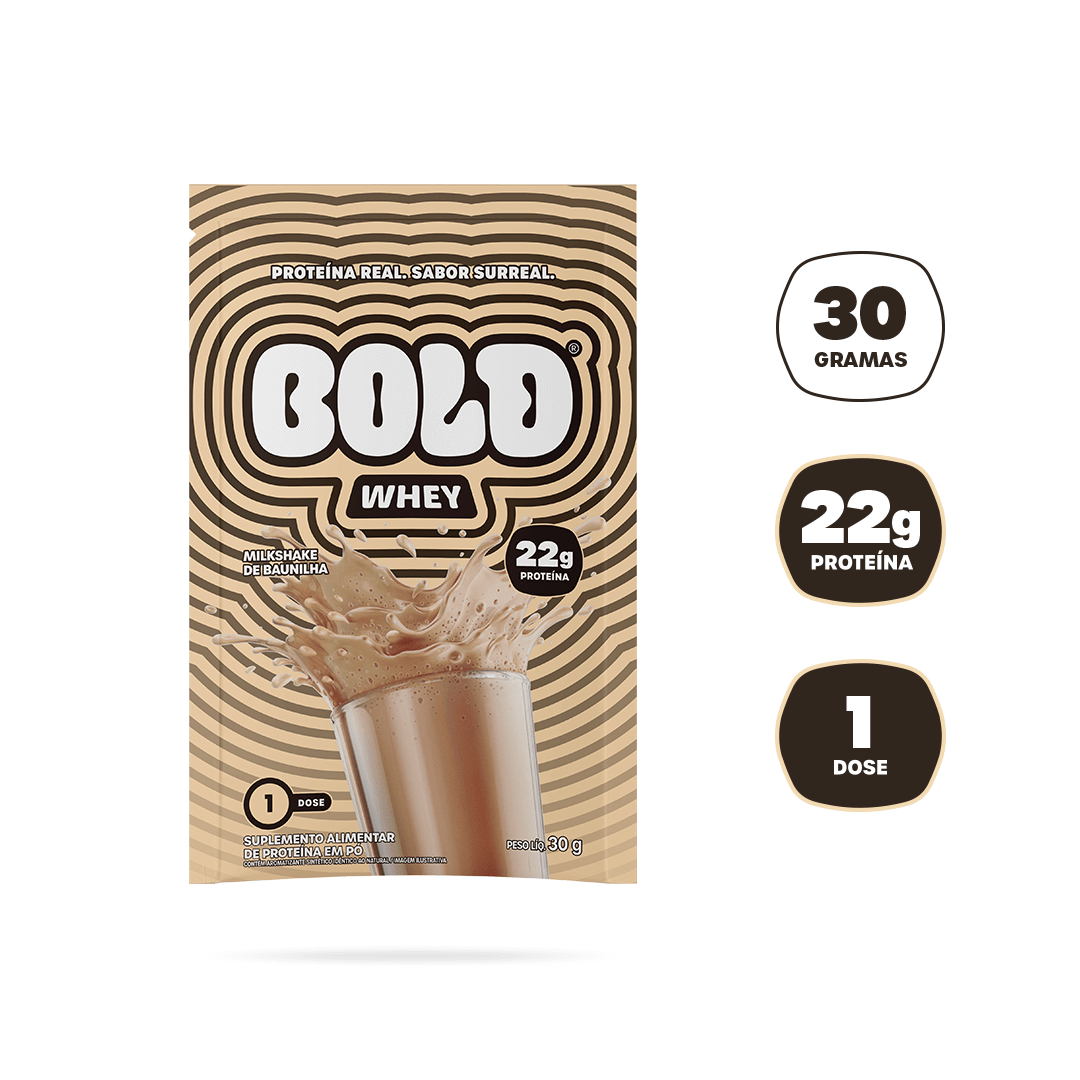 BOLD WHEY Milkshake de Baunilha 30g: whey protein | BOLD Snacks